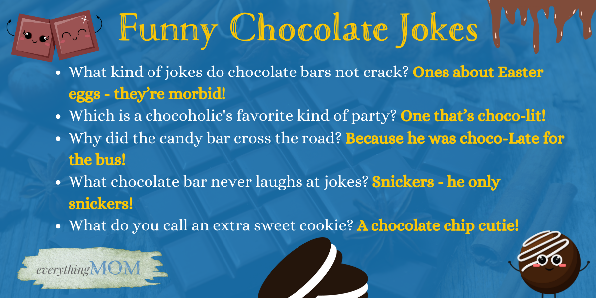 129+ Fun Chocolate Jokes to Laugh With Your Kids - EverythingMom