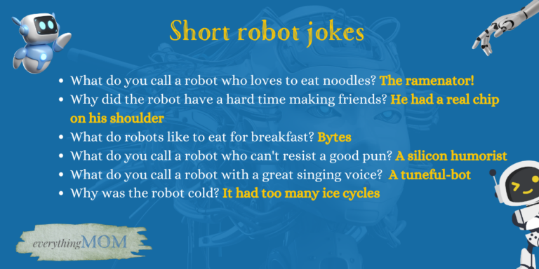 99+ Funny Robot Jokes and Puns: A Byte of Humor - EverythingMom