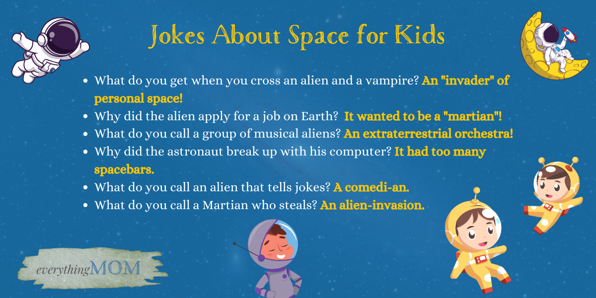 200+ Funny Space Jokes for Kids That Are Out of This World!