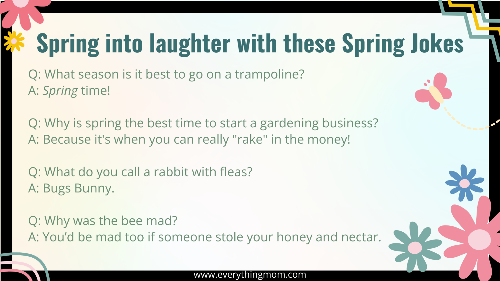 60+ Hilarious Spring Jokes for Kids!